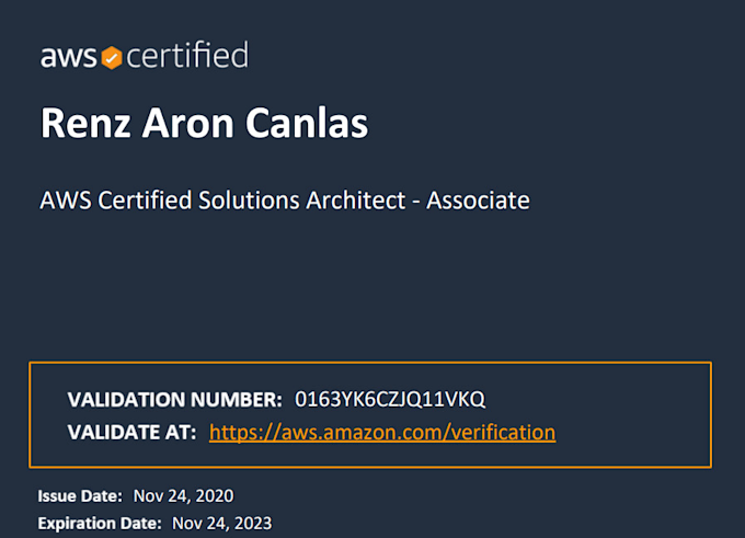 Be your aws cloud engineer by Renzaroncanlas | Fiverr