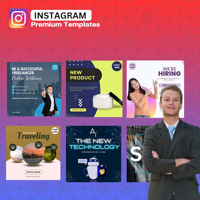 Design an outstanding instagram post design by Paramshah830 | Fiverr