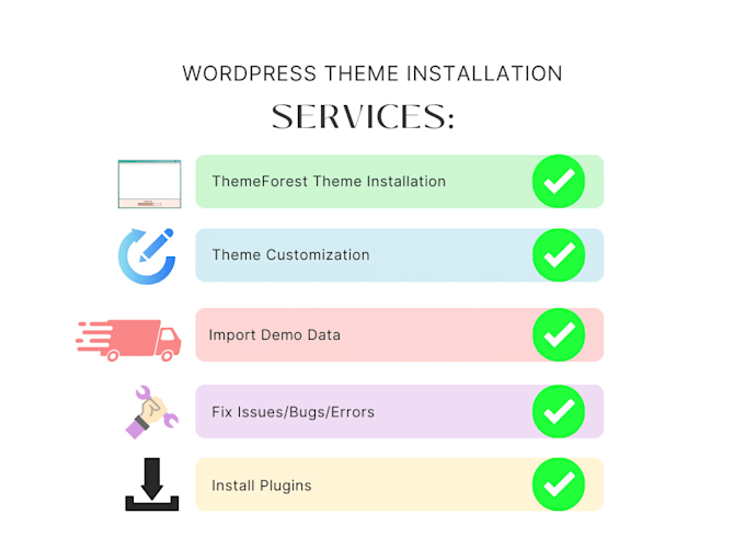 Install and customize your themeforest wordpress theme by Switch_dev | Fiverr