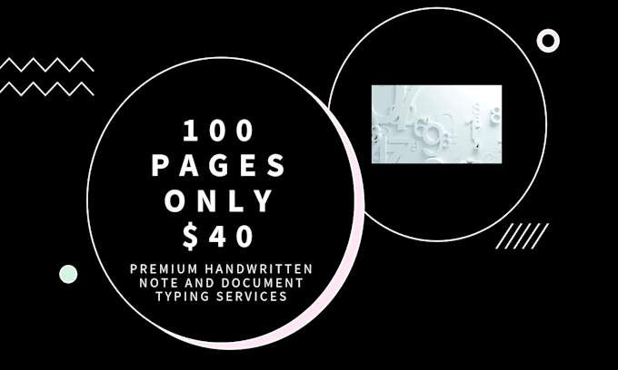 Accurately type up your handwritten notes or documents by Trustgigbd ...