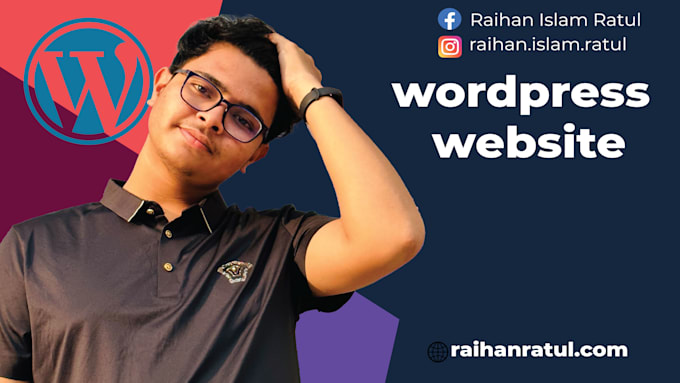 Create wordpress website as you want by Raihan_ratul2 | Fiverr