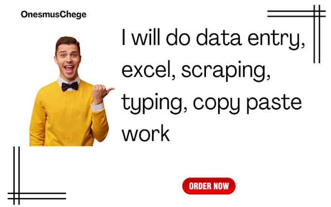 Do Data Entry Excel Scraping Typing Copy Paste Work By Onesmuschege Fiverr 9254