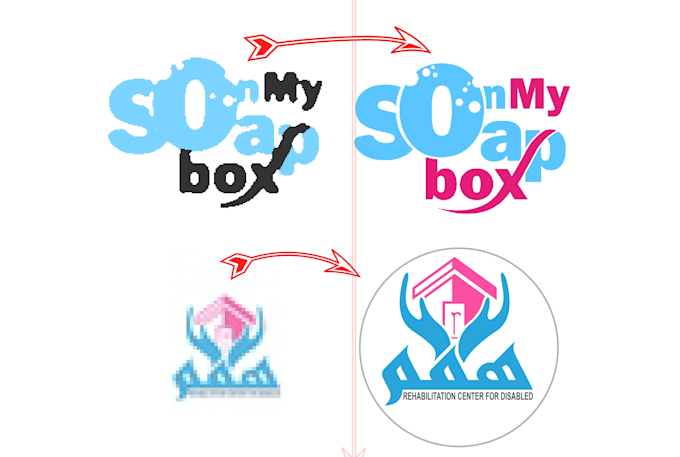 Recreate redraw remake fix convert logo by Logo_master_old | Fiverr