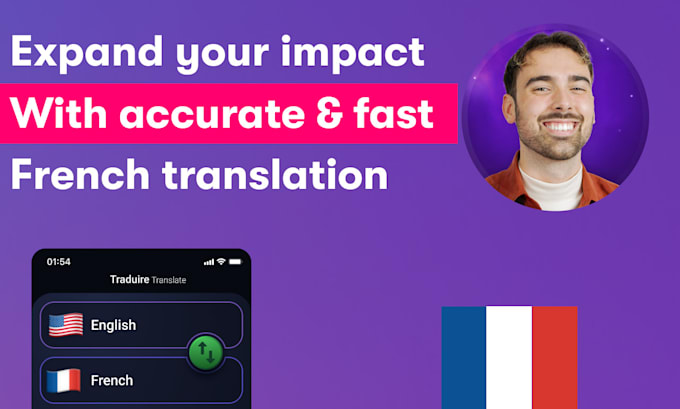 Translate english to native french by Growthwizardsca | Fiverr