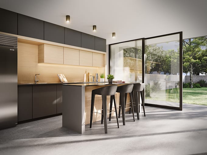 Professional rendering for your interior designs by Dsarquitectura | Fiverr