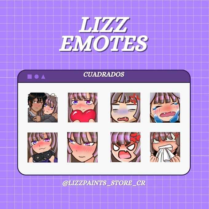 Create non animated chibi emotes for your streaming platform by ...