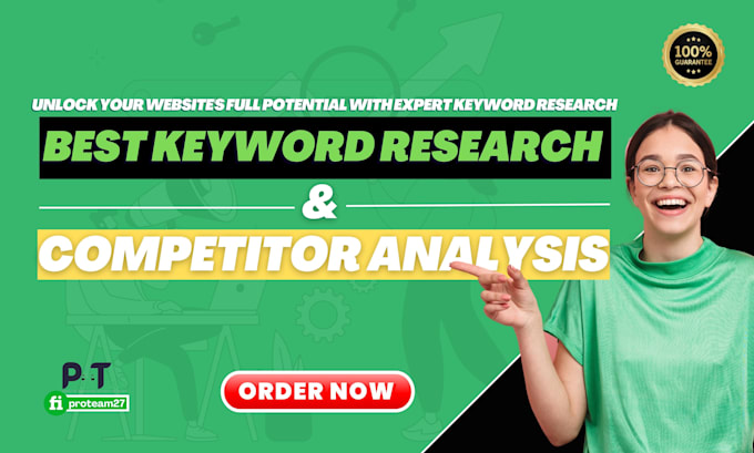 Do best keyword research, competitor analysis by Proteam27 | Fiverr