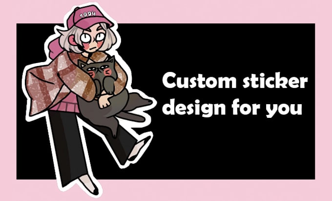 Create custom stickers design by Chocorahis | Fiverr
