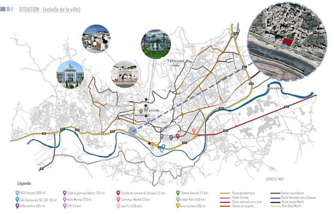 Do architectural site analysis, mapping and collages by Fayarchitect ...