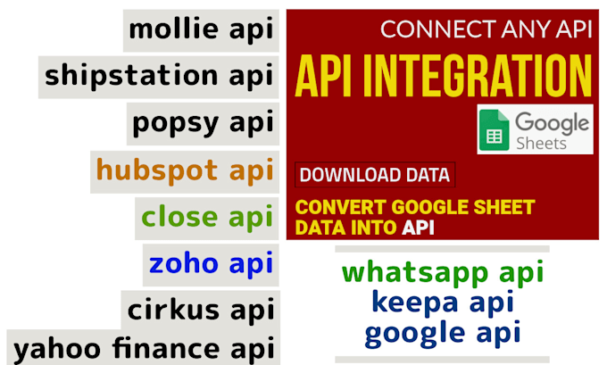 Integrate zoho hubspot fedex shipstation kommo apc any api by Konsak | Fiverr