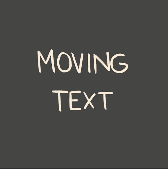 Create a motion text gif by Vruelas77 | Fiverr