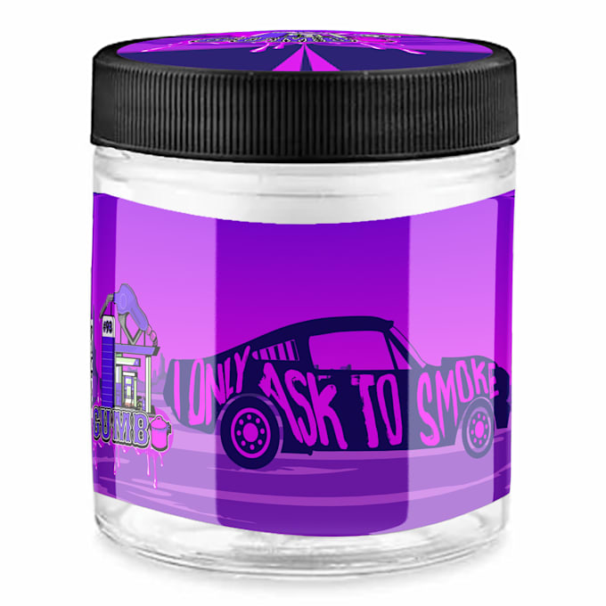 Design a label for you cannabis weed jar by Ramseycontreras | Fiverr