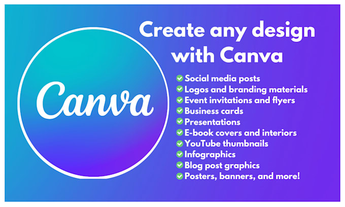 Any professional canva design by Meetung | Fiverr