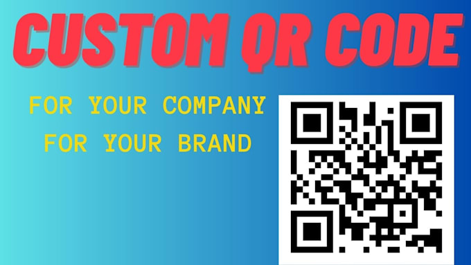 Create custom qr code for your company by Aliakbar950 | Fiverr