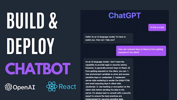 Develop web app, saas website, chatbot, chagpt ai, react js, next js ...