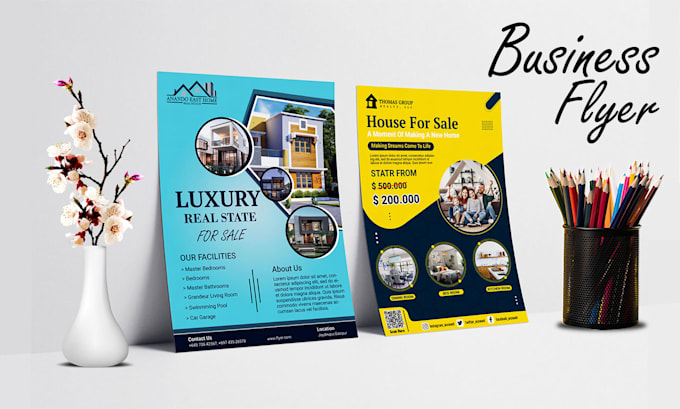 Design professional and creative business flyers, leaflets, one pager ...