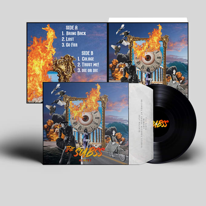 Do design layout digipack cd and vinyl for your band album by Thesubss ...