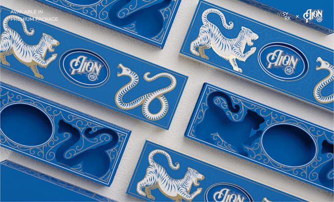 Make a oriental premium box packaging, label by Thoriqmasyal | Fiverr