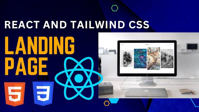 Build professional react landing page fast and responsive by Manikacharya | Fiverr