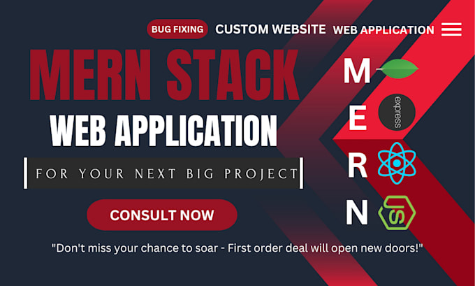 Custom web development services full stack mern stack by Janjuaut | Fiverr