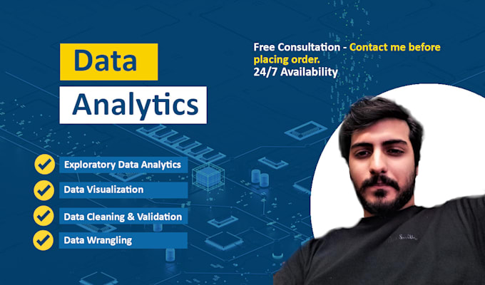 Do data wrangling, data analysis and visualization in python by Mtahirauthentic | Fiverr