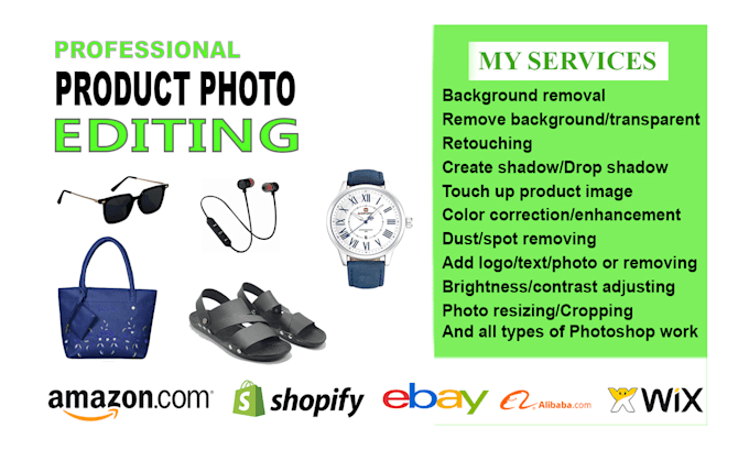 Do professional product photo image editing and retouching with ...