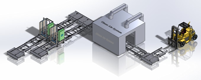 Design tray return system in aviation by solidworks, autocad by ...