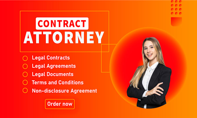 Expertly draft contracts, agreements and legal letters by Abdullah_dahar | Fiverr