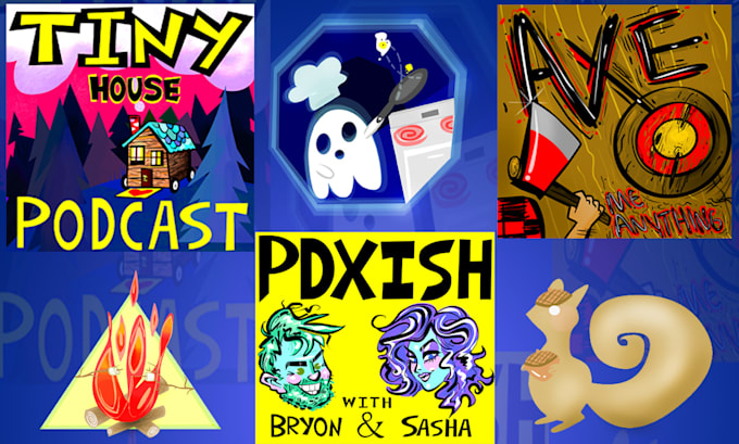 Represent you with bold hand drawn custom cartoons by Carolynmain | Fiverr