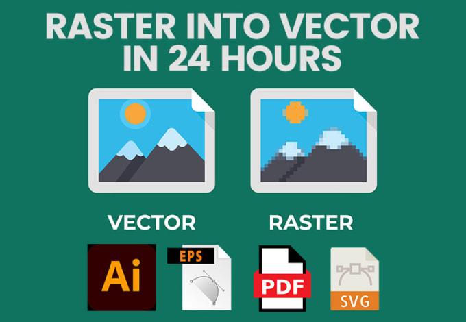 Convert raster to vector logo for you by Alfaizangraphic | Fiverr