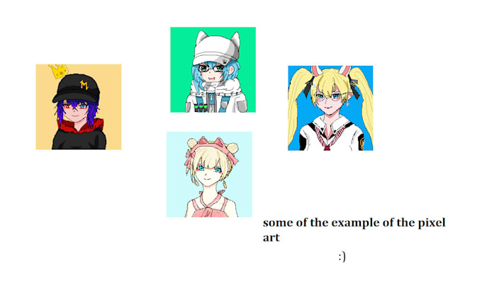 Make a profile pixel art for you by Xotakom | Fiverr