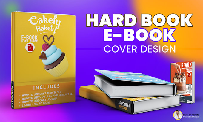 Make a pro and catchy book cover by Usamaarain101 | Fiverr