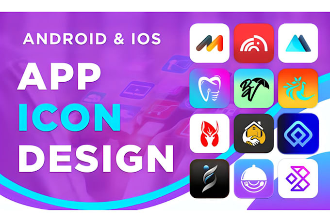Design professional app icon by Ahmedshajed | Fiverr