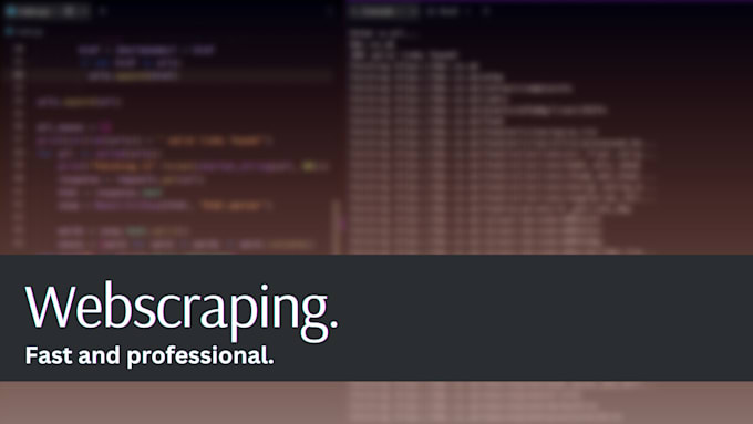 Create a custom web scraping script for your data needs by Calebmccann ... Create a custom web scraping script for your data needs by Calebmccann ...