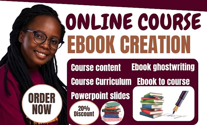 Create online course creation ebook online course content writer ...