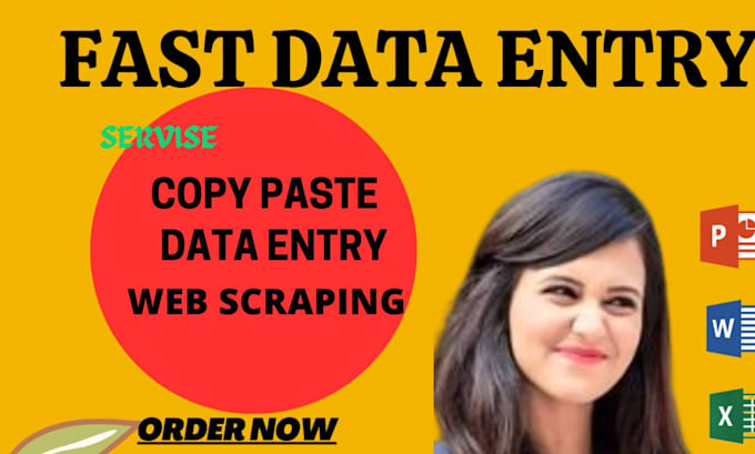 Do accurate data entry web research copy paste pdf lead generation by Data_tion | Fiverr