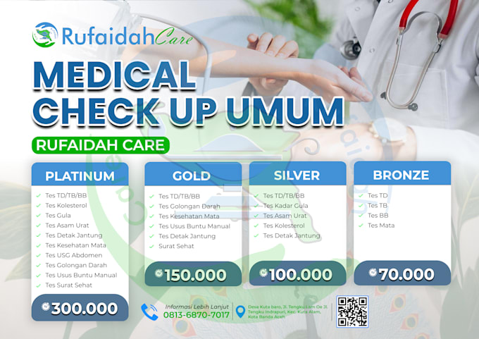 Design price list, menu, rate card or pricing guide by Aflidar | Fiverr