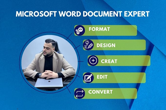 Edit, create and format up to 70 pages microsoft word document ...