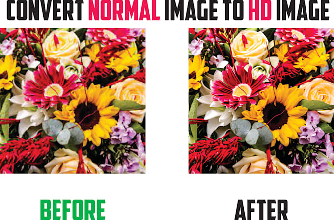 Transform your regular pictures into sharp hd images by Hisyam4li | Fiverr