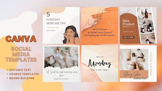 Create catchy editable instagram post templates via canva by ...