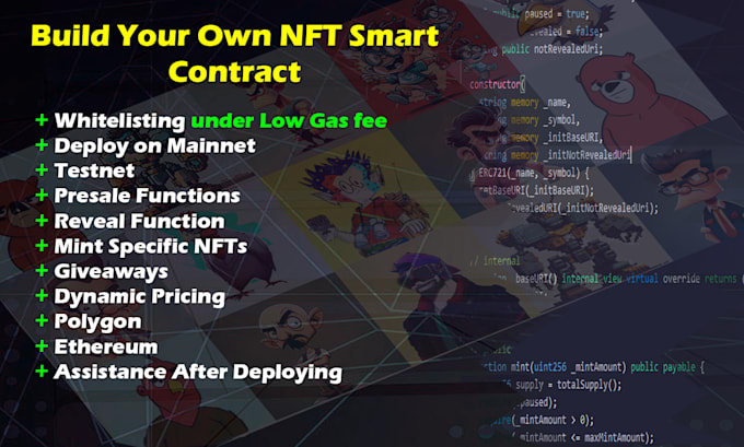 Create secure nft smart contract by Proshub | Fiverr