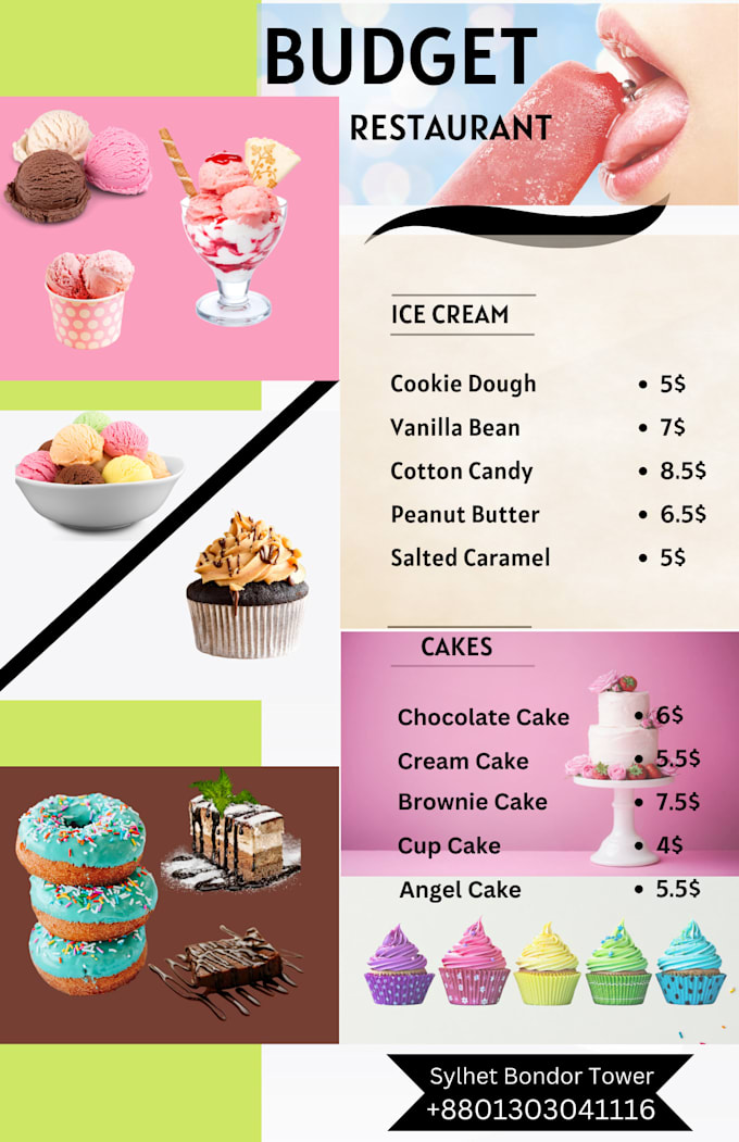 Create new design and professional restaurant food menu design by ...