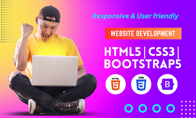 Do Frontend Website Development In Html Css Bootstrap Psd To Html By Codersushan Fiverr