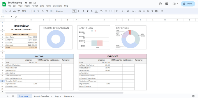 Create attractive excel spreadsheet or google sheet by Cattom | Fiverr