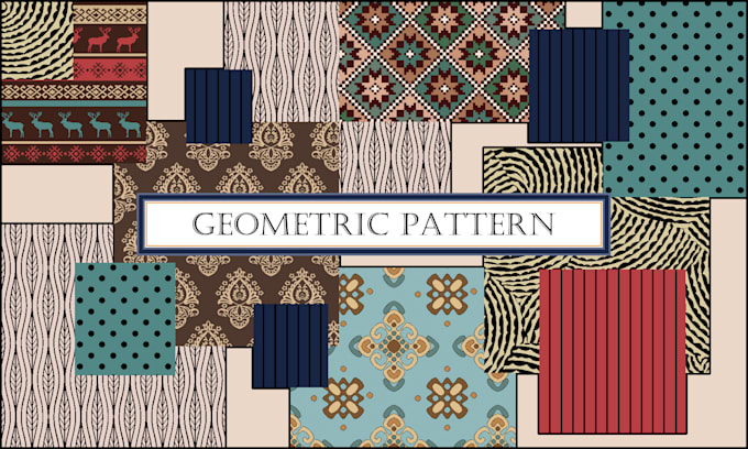 Create continuous digital patterns for textile or fabric by ...