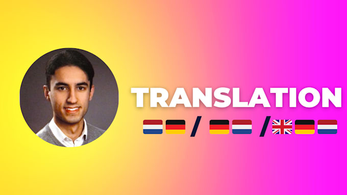 Ensure perfect german to dutch translations by Aixhan | Fiverr