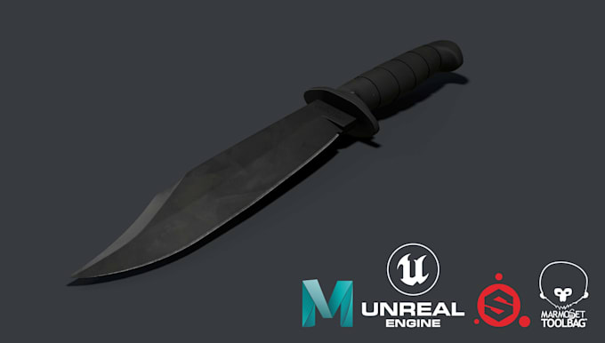 3d model and texture game ready low poly high polly by Nemanja3d | Fiverr