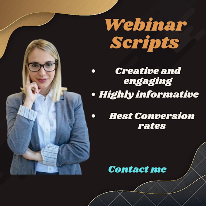 Create a perfect webinar script for your presentation by Creative ...