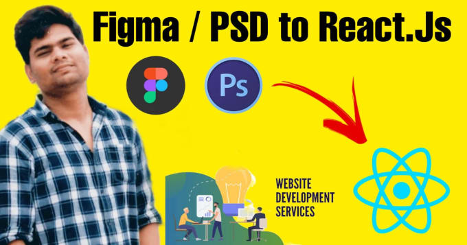 Convert Figma Or Psd Design To Reactjs Web App By Shubhkmr18 Fiverr