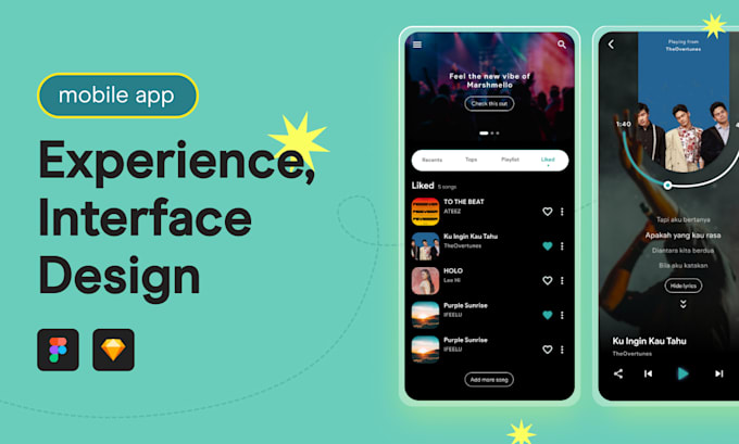Design high quality ui for your mobile app by Dsktrw | Fiverr
